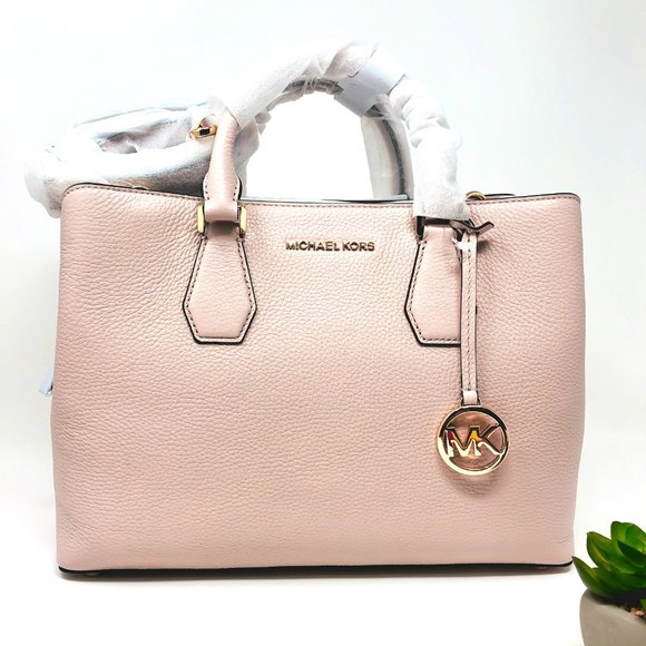 Michael Kors | Bags | Nwt Michael Kors Camille Large Leather Satchel ...